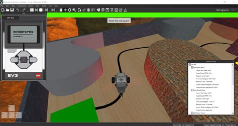 First Experience Of Virtual Robotics Toolkit Vat The Coding Fun