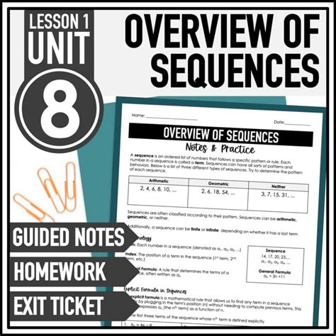 Introduction To Sequences With Recursive And Explicit Rules Algebra 2 Lesson