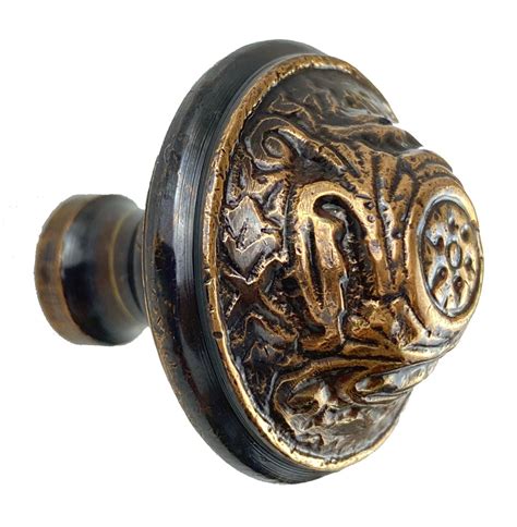 Historic Houseparts Inc Metal Knobs Romanesque Large Cabinet Knob