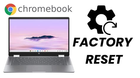 How To Factory Reset Chromebook Youtube