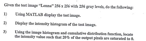 Solved 4 Add Gaussian Noise Mean 10 Variance 20 To The