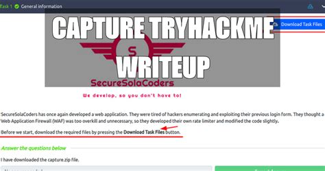 Capture TryHackMe Writeup Offens Ve Blogs Sakibul Ali Khan
