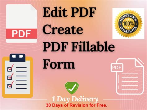 edit pdf create pdf fillable form upwork