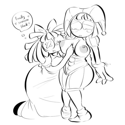 Rule 34 2023 2d 2d Artwork 2d Artwork 2girls Black And White Blush