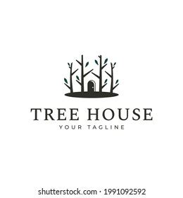 Premium Vector Treehouse Logo Design Stock Vector Royalty Free Shutterstock