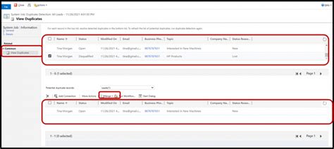 duplicate detection and merging of records in dynamics