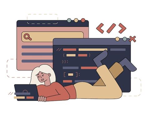 premium vector vector flat cartoon hand drawn illustration woman