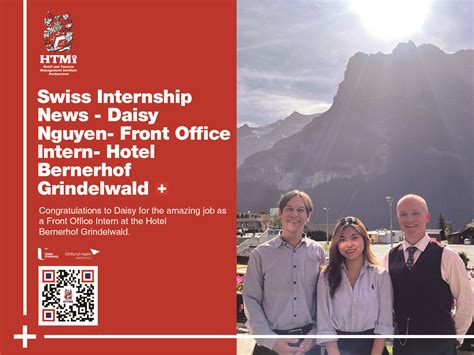 Swiss Internship News Daisy Nguyen Front Office Intern Htmi Switzerland
