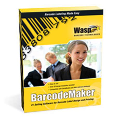 Wasp Barcodemaker Barcode Creation 1 License S Bar Code Data