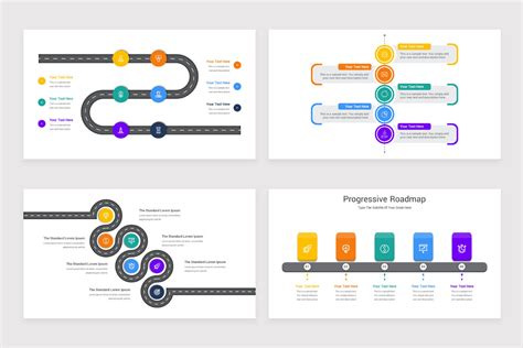 Progressive Roadmap Powerpoint Template Nulivo Market
