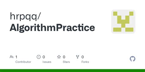 Github Hrpqqalgorithmpractice