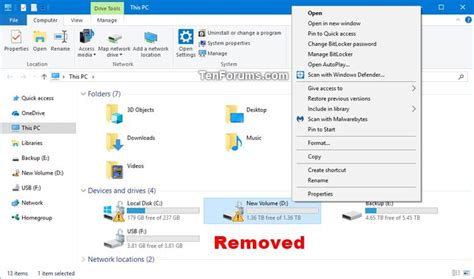 Add Or Remove Resume BitLocker Protection Context Menu In Windows Tutorials