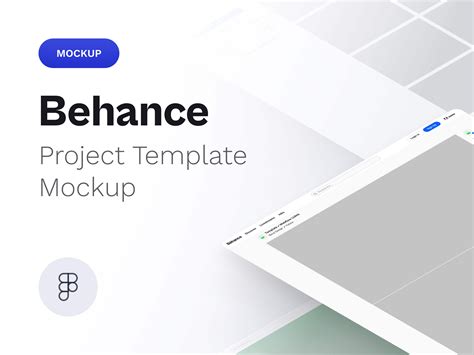 Behance Project Template Mockup