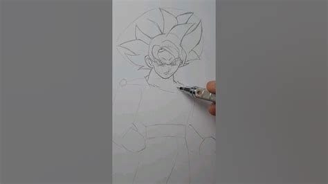 How To Draw Mui Goku Step By Step