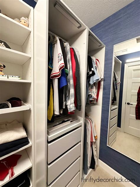 Closet Redo Replacing Wire Shelving With Ikea Pax System Thrifty