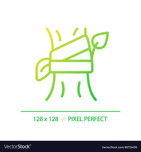 Grafting Gradient Linear Icon Royalty Free Vector Image