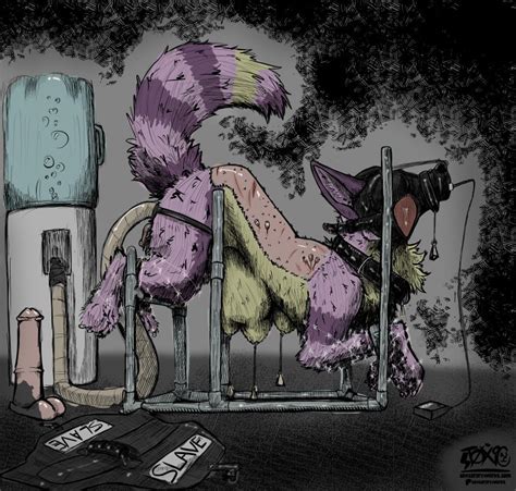 Rule 34 Absurd Res Animal Mask Barbed Wire Bars Bondage Bound Canid