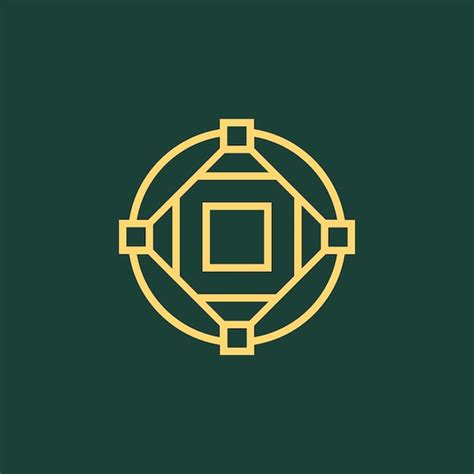 Premium Vector Ornamental Abstract Letter O Lines Circle Logo