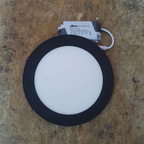 Jual Lampu Downlight Led Panel Power W Body Hitam W Inbow Isolated Di Seller Thunder Store
