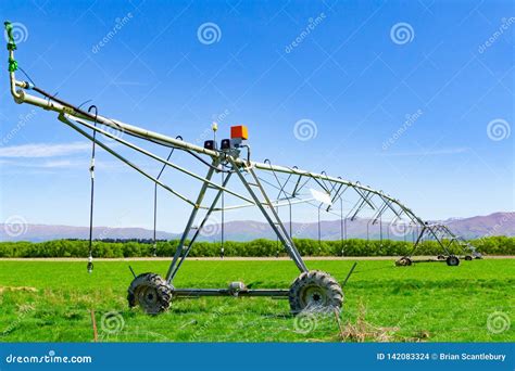 Irigation System In Orchard Royalty Free Stock Image 25882780