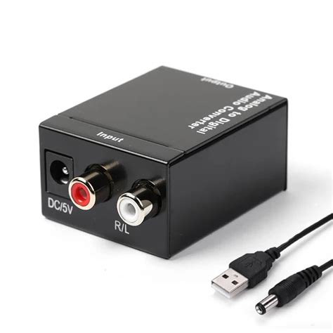Hot Analog To Digital Audio Converter Optical Coaxial Rca Toslink Audio