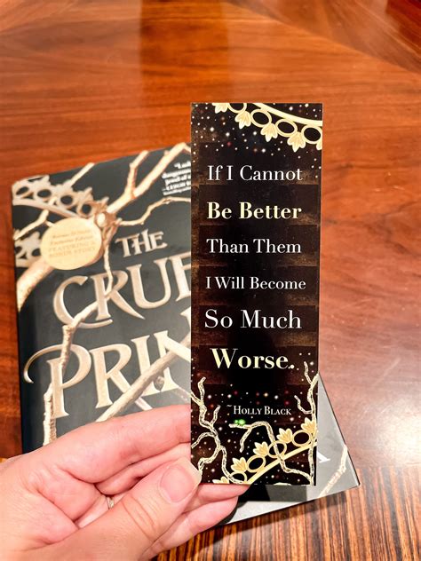 The Cruel Prince Bookmark Based On The Fantasy Series By Holly Black