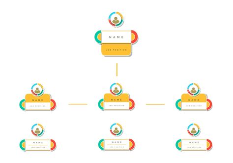 Organization Chart Infographic Vector Design 7574561 Vector Art At Vecteezy