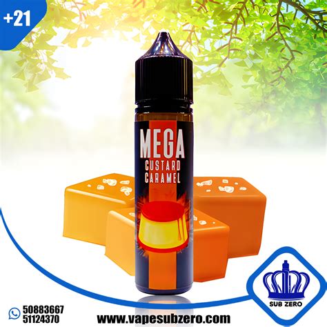 Mega Caramel Custard 60 Ml Vape Subzero