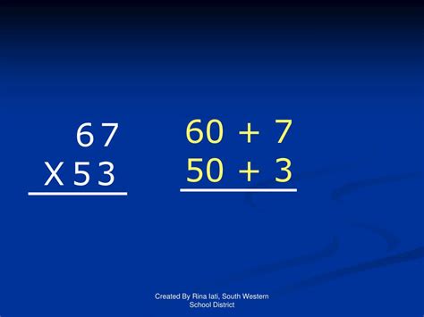 ppt partial products algorithm for multiplication powerpoint