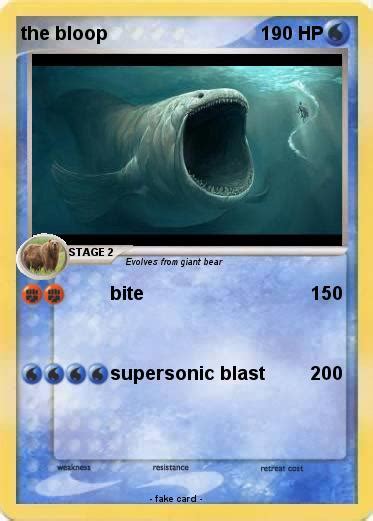 Pokémon The Bloop 7 7 Bite My Pokemon Card
