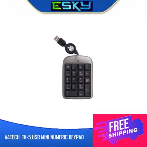 a4tech mini numeric keypad tk 5 lazada ph