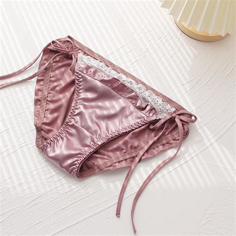 Womens Sexy Satin Panties Lace Silk Underwear Australia Ubuy