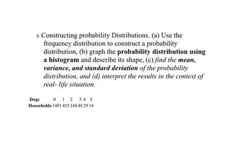 Solved Constructing Probability Distributions A Use Chegg
