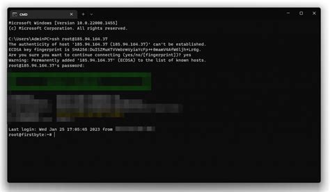 How To Connect To A Linux Server Via SSH FIRSTBYTE VDS VPS Cloud Hosting ISP Domains And SSL