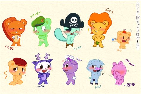 Post 2852450 Cub Disco Bear Flippy Handy Happy Tree Friends Lammy Mime Namoke Pop Russell The