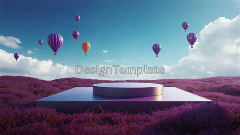 Purple Grass Surrounding Podium Image Images