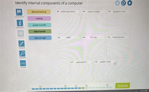 Solved Identify Internal Components Of A Computer Data