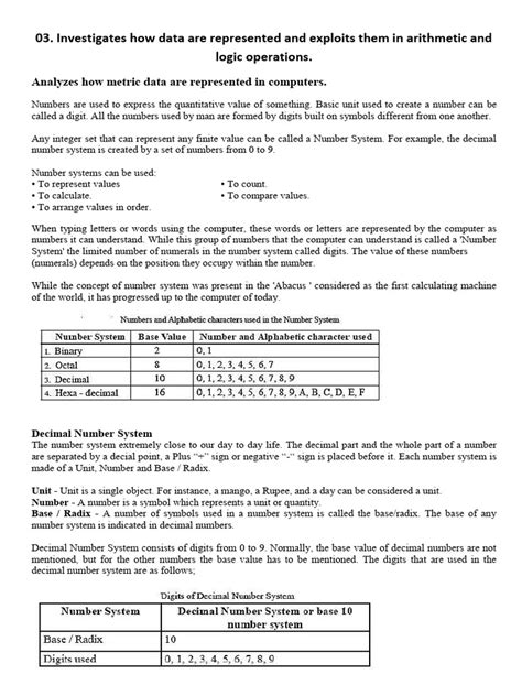 Chapter 3 Pdf Ebcdic Binary Coded Decimal