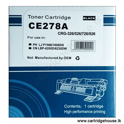 Amida HP CE278A (78A) / Canon 326 Compatible Toner - CartridgeHouse.lk