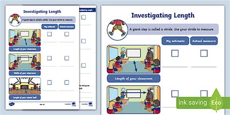 Using Non Standard Units Of Measurement Worksheet 1st And 2nd Classes