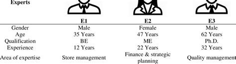 the overall range of experts for this framework explicit knowledge