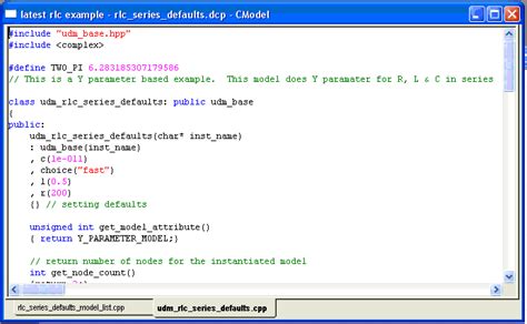 The C Model Editor — Ansoft Designer 70 在线帮助文档，ansys Designer 教程