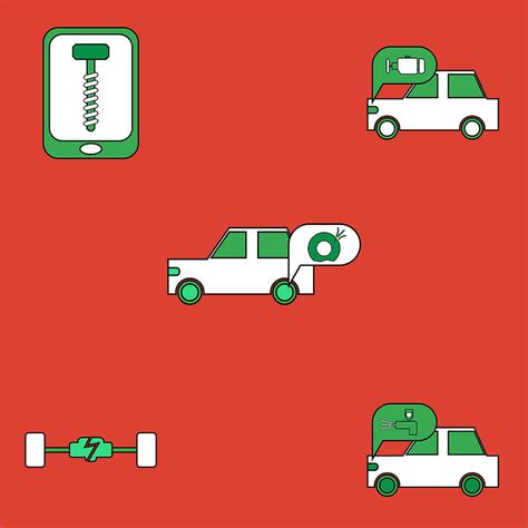 아이콘 및 차량 부품 벡터 컬렉션 Ai Eps Uidownload