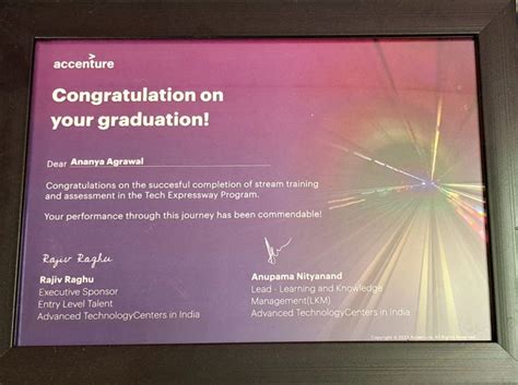 Ananya Agrawal On Linkedin Graduation