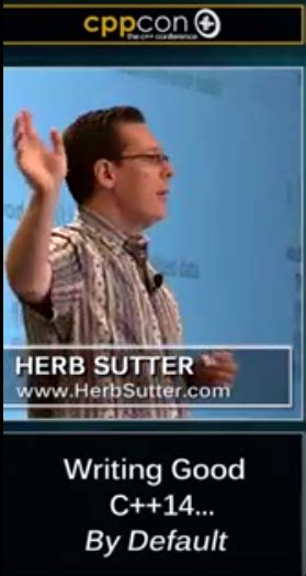 Plenary Announced Herb Sutter Cppcon