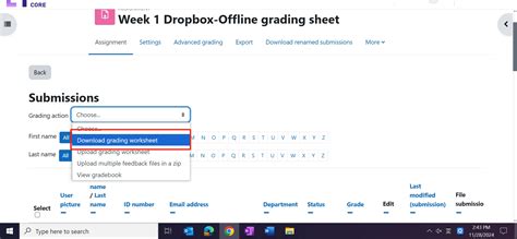Assignment Offline Grading Worksheet Knowledge Base