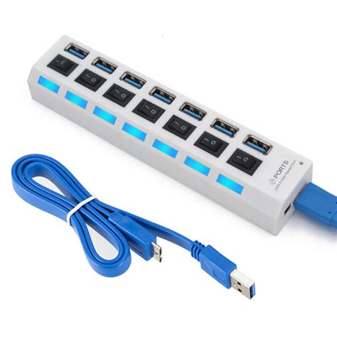 Local Stock Ports Usb Hub Multi Usb Splitter Multifunction Ultra Slim High Speed