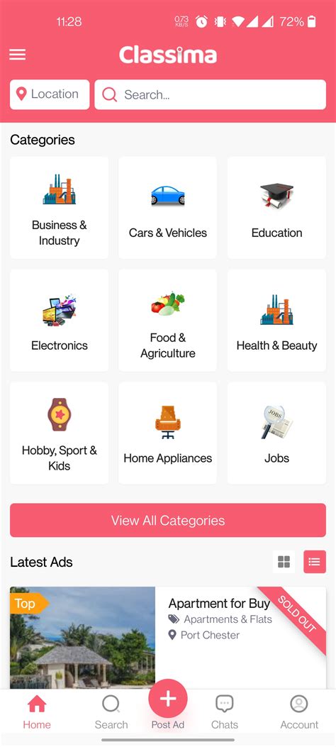 Classima Classified Ads Android And Ios App Digital Products Luts