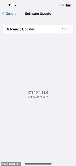 Update Your Iphone Now Apple Issues A New Ios Rapid Security Update Daily Mail Online