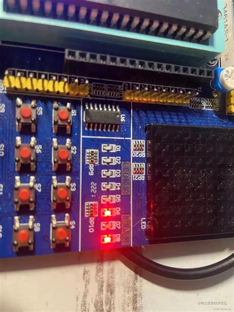 51单片机第一篇章 点亮led 51单片机io口控制led灯 csdn博客